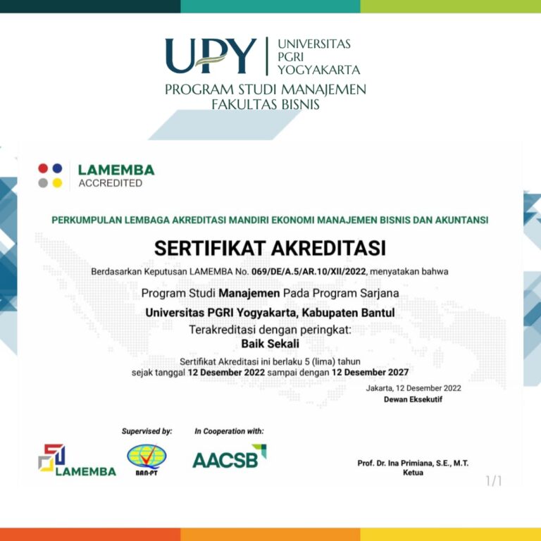 Logo UPY - PROGRAM STUDI SARJANA MANAJEMEN